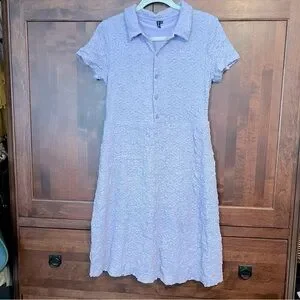 Dresses | Lavender Textured Midi Dress Lk2 | Poshmark
